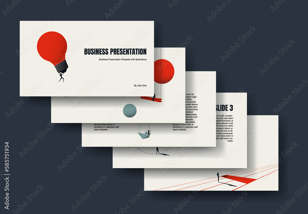 Creative Solutions Presentation Template Stock Template | Adobe Stock