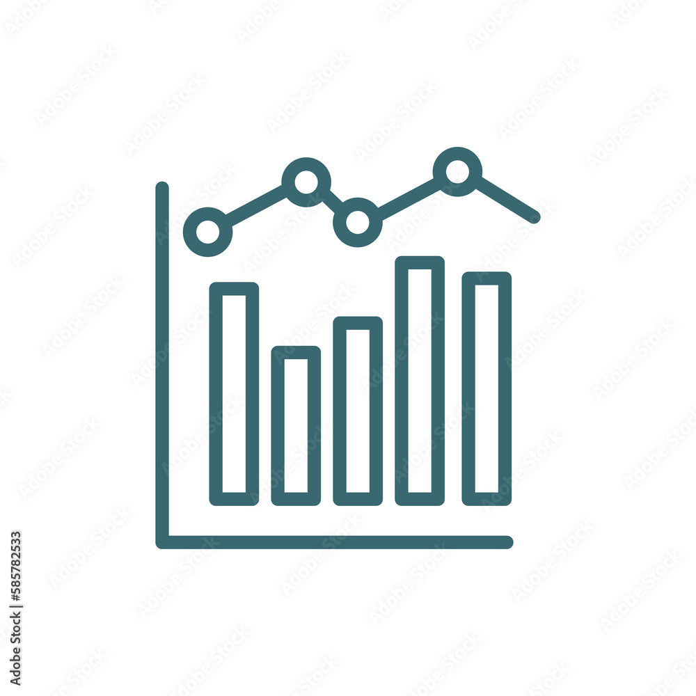 measuring success icon. Thin line measuring success icon from business ...