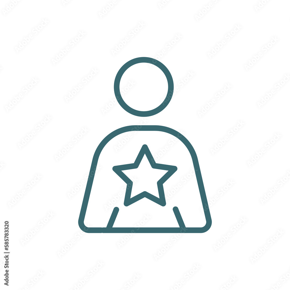 good human icon. Thin line good human icon from feeling and reaction ...