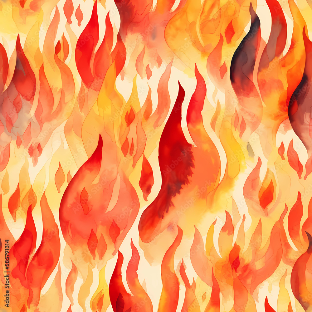 Seamless Fire Texture