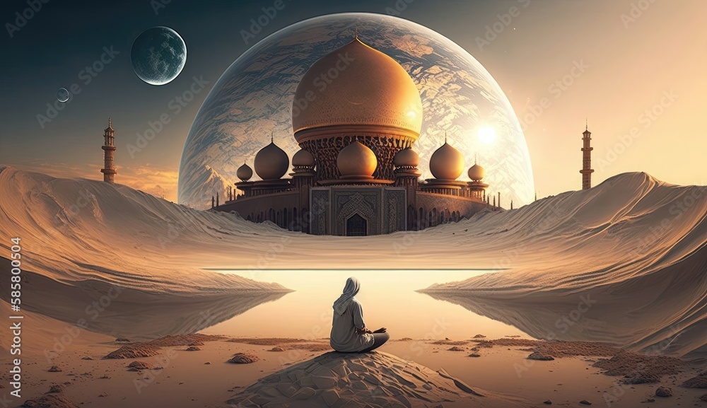 Islamic meditation practices such as Sufi whirling and contemplation on ...