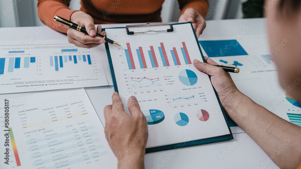 Business bookkeeping with calculator of bookkeeper and household ...