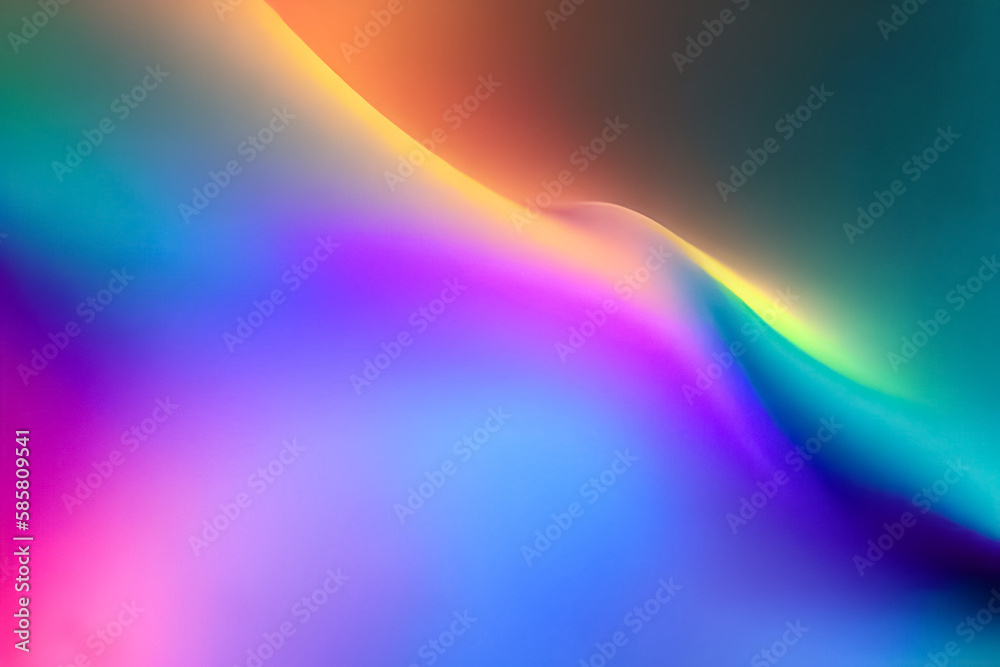 Abstract blurred background. Gradient design, fluid, iridescent ...