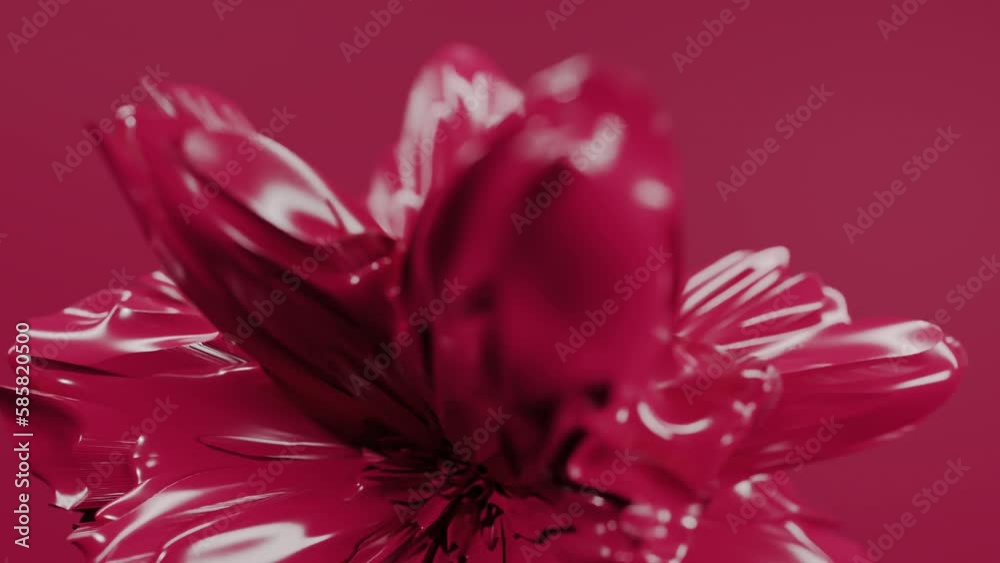 Abstract Background, magenta color, 3d animation, 4k video สต็อกวิดีโอ ...