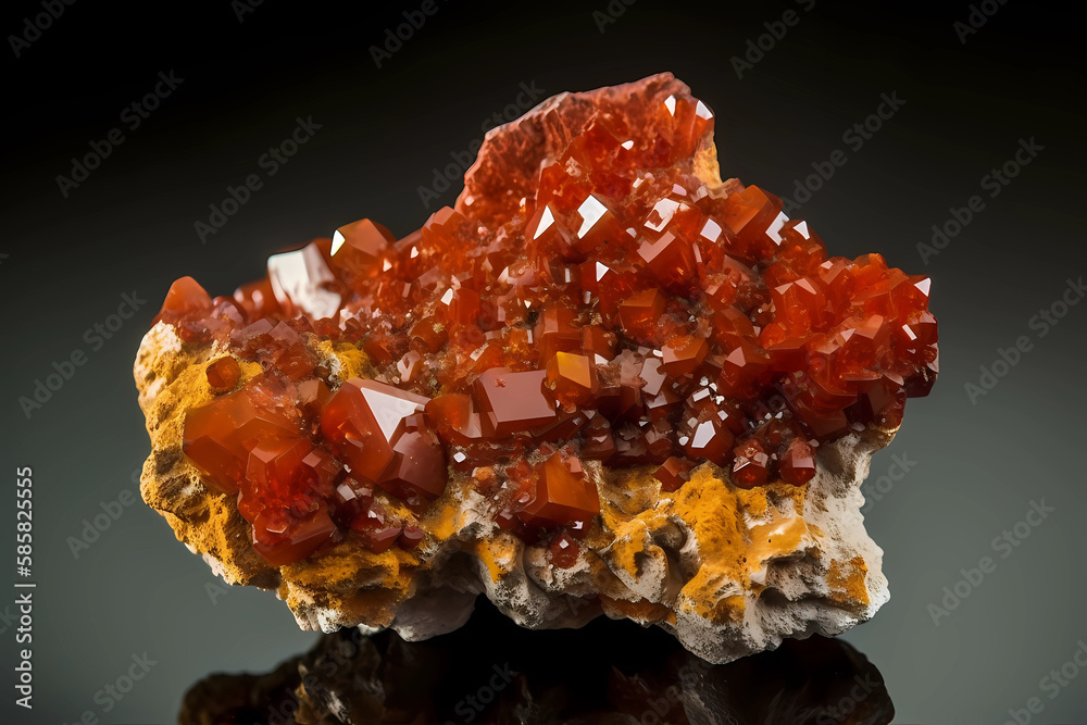 Vanadinite - Found in Morocco, USA, Mexico - Lead vanadate mineral used ...