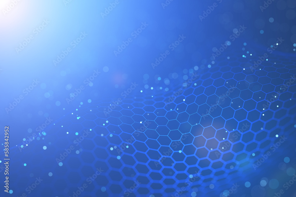 Data background. Big data. Blockchain technology. Network structure ...