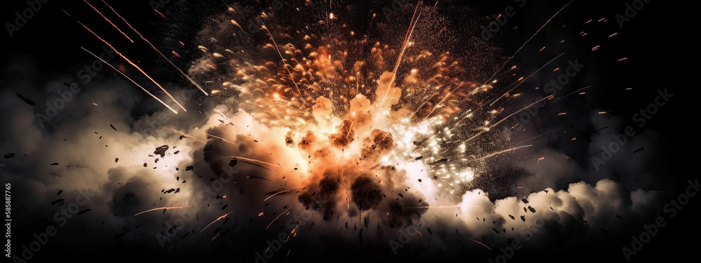 explosion, fire, cloud, smoke, abstract, clouds, light, flame, blue ...