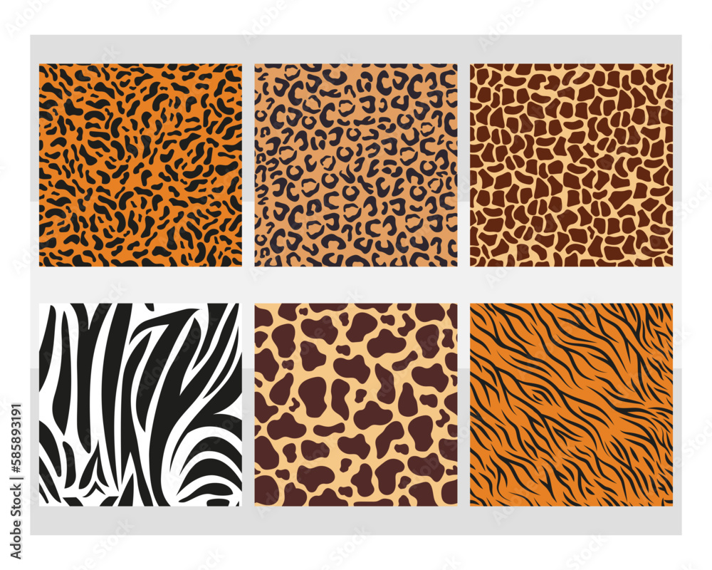 Animal Print SVG, Seamless Animal Pattern, Seamless Pattern Svg, Animal ...