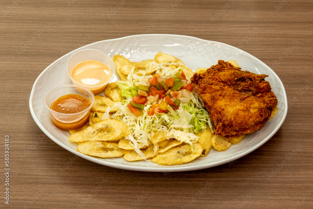 Chicken chuco is a traditional dish of Honduran cuisine that comes from ...