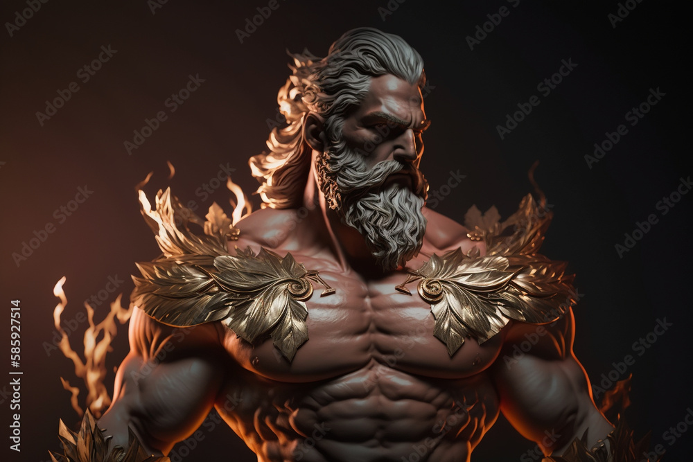 Zeus. Historical Old and Ancient Mythology - Olympic Gods. Greek rulers ...