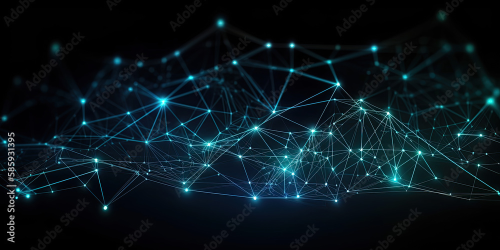 Abstract Network Wallpaper