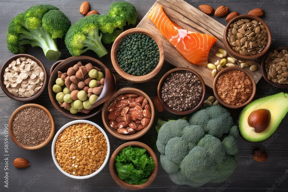 Vegan food backgrounds large group of fruits and vegetables Stock ...