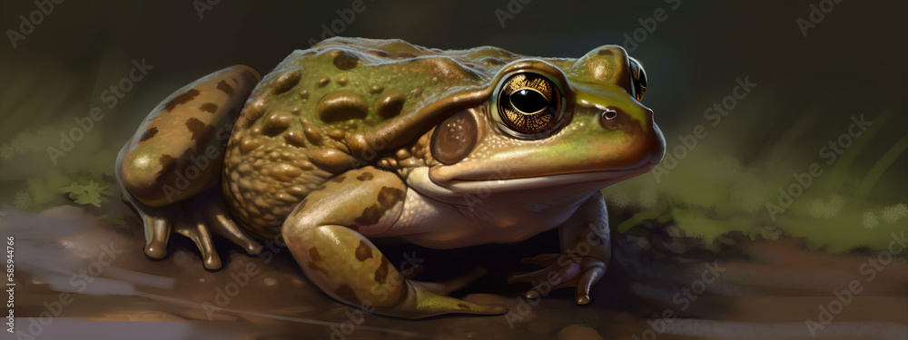 frog, amphibian, toad, animal, nature, green, wildlife, isolated, brown ...