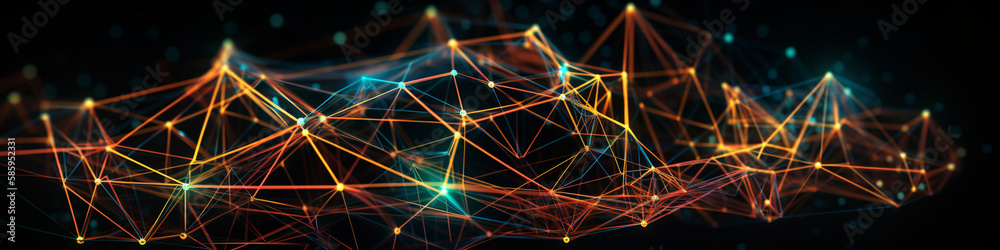 Digital Network Connectivity Wallpaper ::15 an intricate web of ...