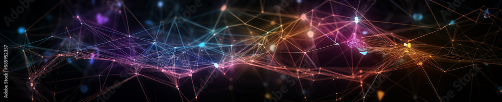 Digital Network Connectivity Wallpaper ::15 an intricate web of ...