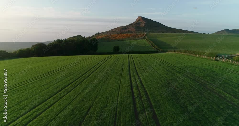 Drone footage of Aireyholme Farm, North Yorkshire England. The ...