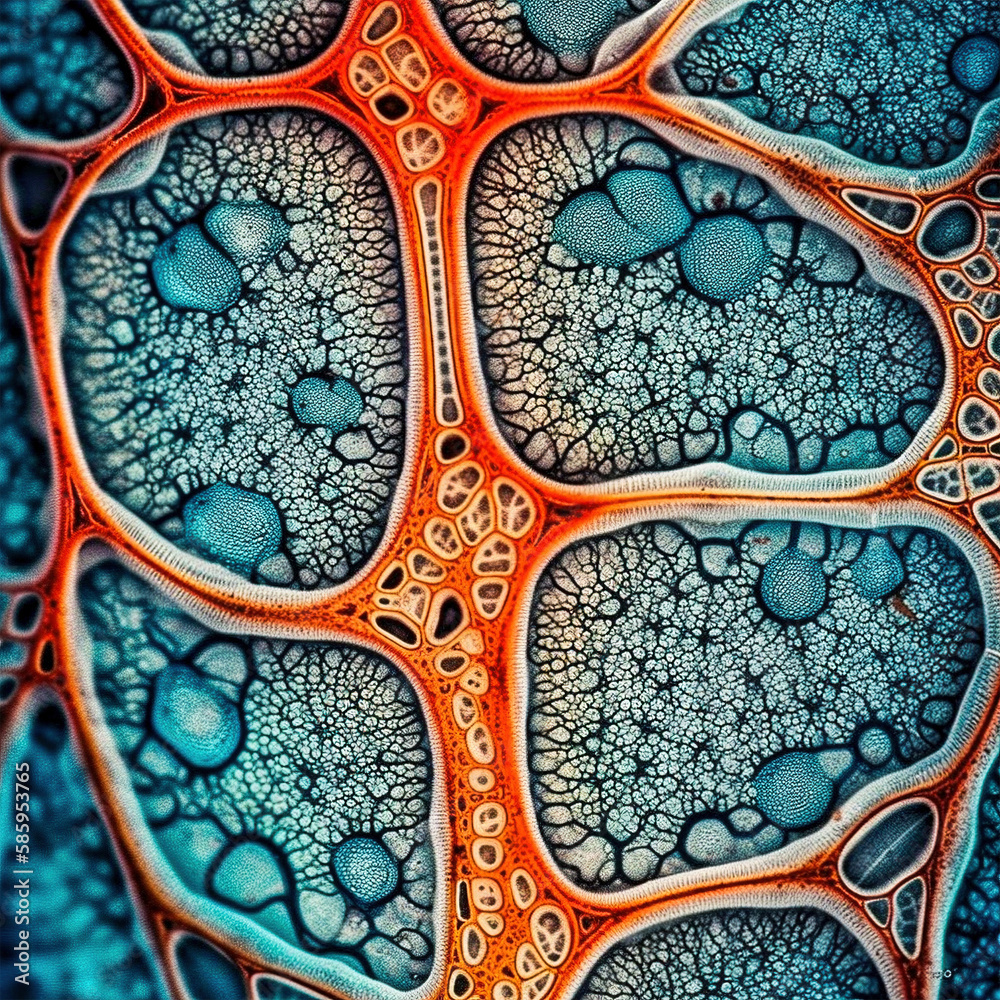 medical microphotography: bone marrow cellular mechanics (generative ai ...