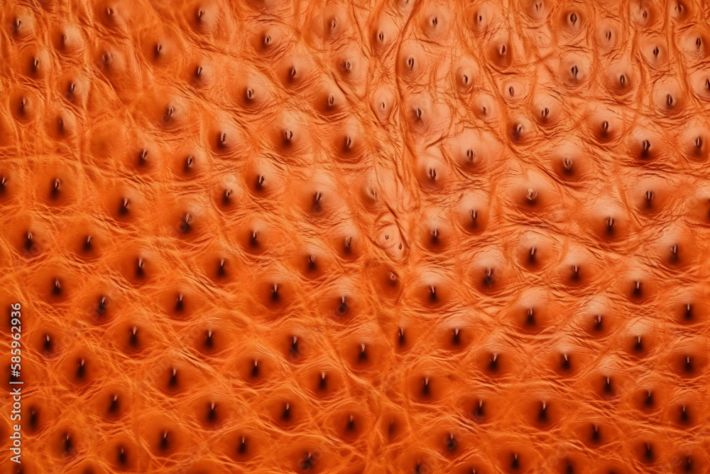 Genuine ostrich leather, texture for your design. Generative AI Stock ...