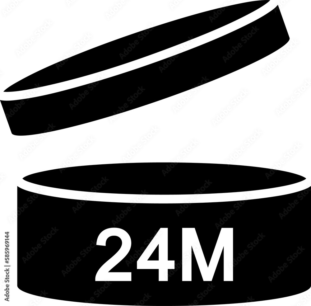 expiration date 24 month icon, period after opening symbol modern, icon ...