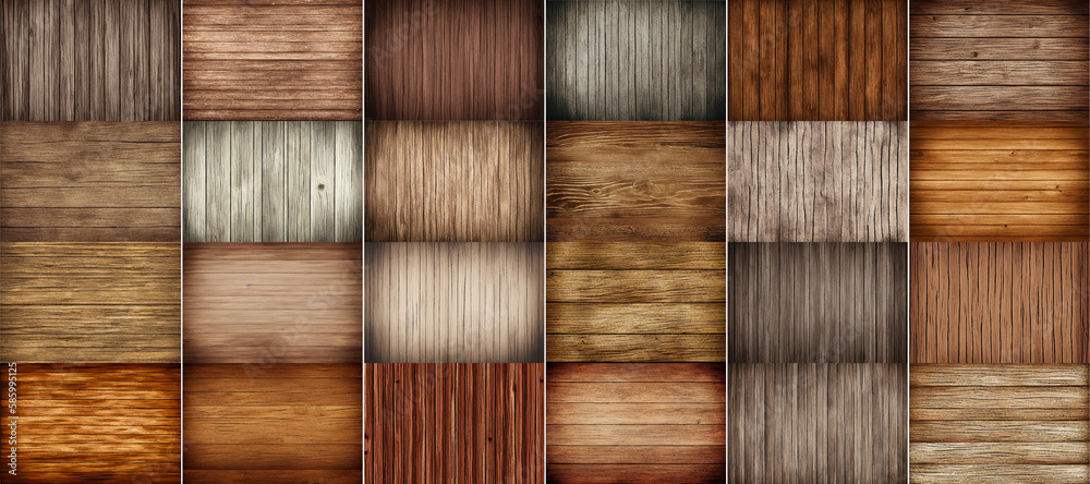 Wooden Texture Set. Wood Background. Wood Texture Stock Illustration ...