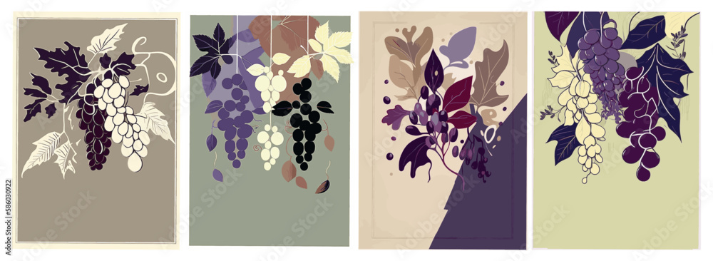 1. Celebrate the autumn wine festival with this set of backgrounds ...