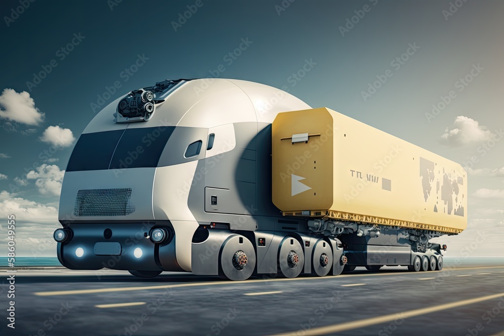 autonomous cargo transportation system, with unmanned vehicles ...