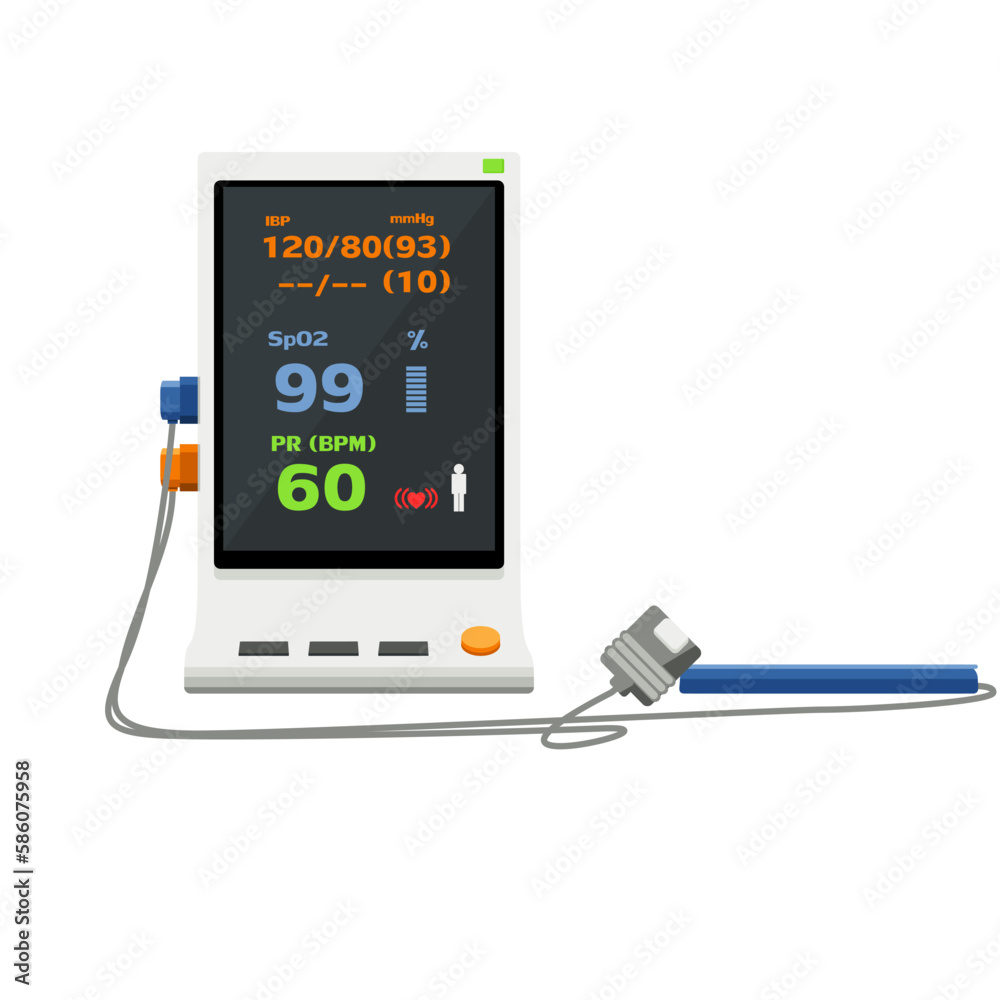 Patient monitoring machines or equipment used to constantly monitor ...