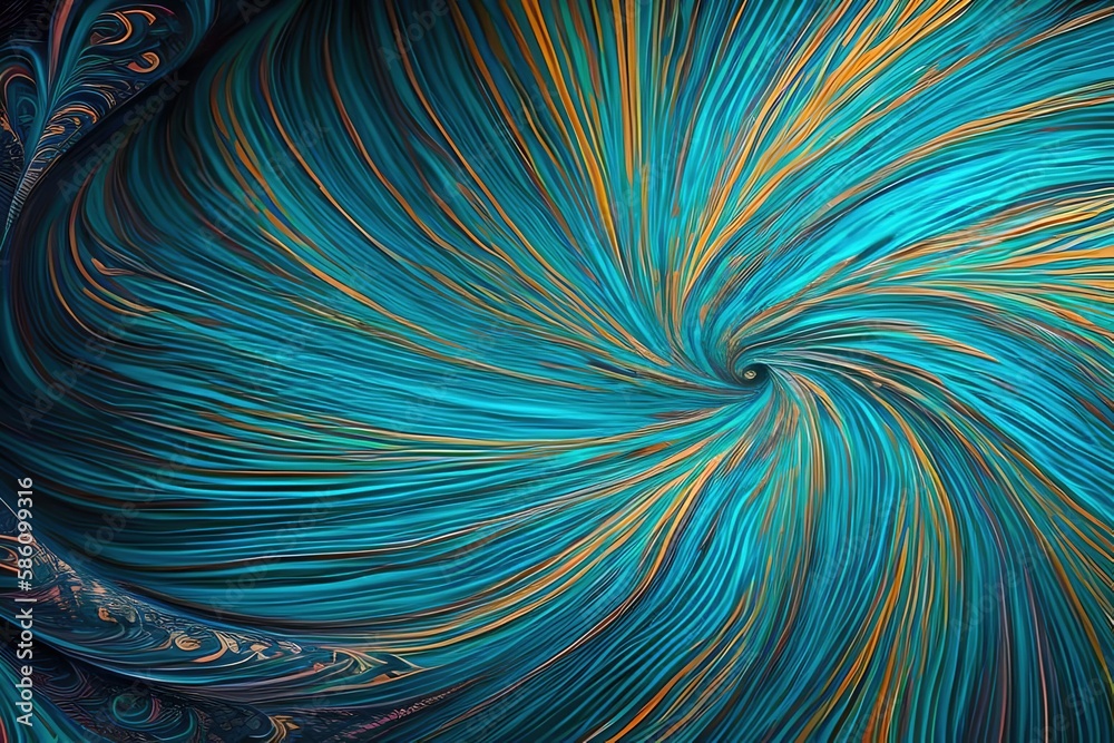 Howling color Vortex of Intricate and Wild Swirls: Stunning High ...