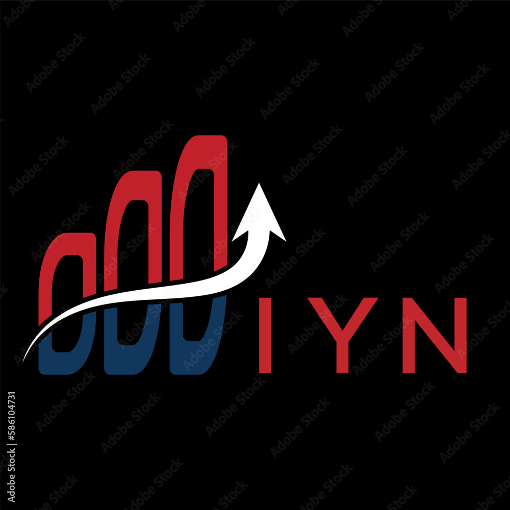 IYN letter logo. IYN Red and Blue Shield Emblem Logo Template. IYN ...