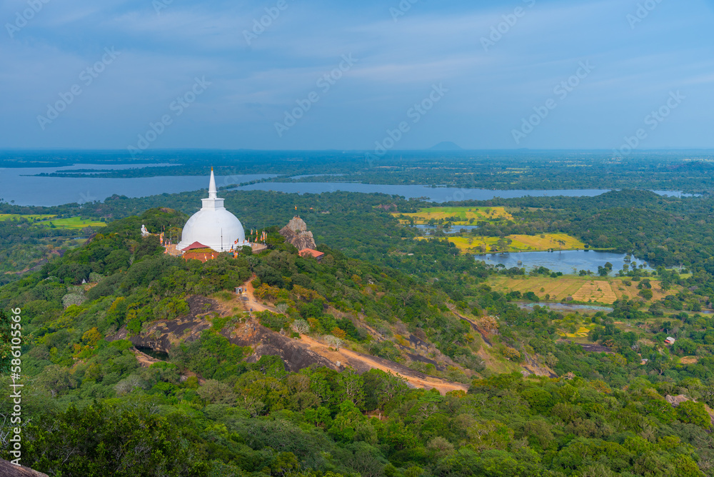 Poster Aerial view of Mihintale buddhist site in Sri Lanka – Wall Art ...
