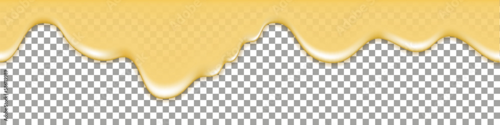 Cream cheese splash wave, liquid flowing drip spill, melted cheese ...