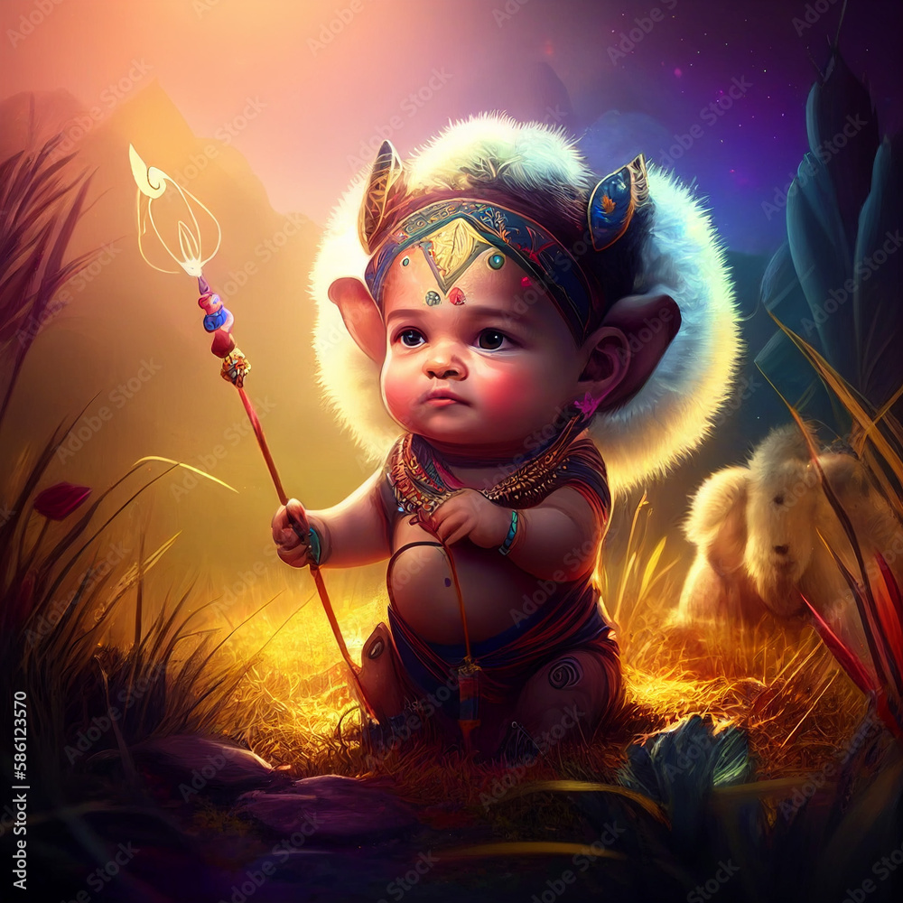 cute baby colorful Indian hindu God Ram Shri Ram Siya Ram Rama Ramayana ...