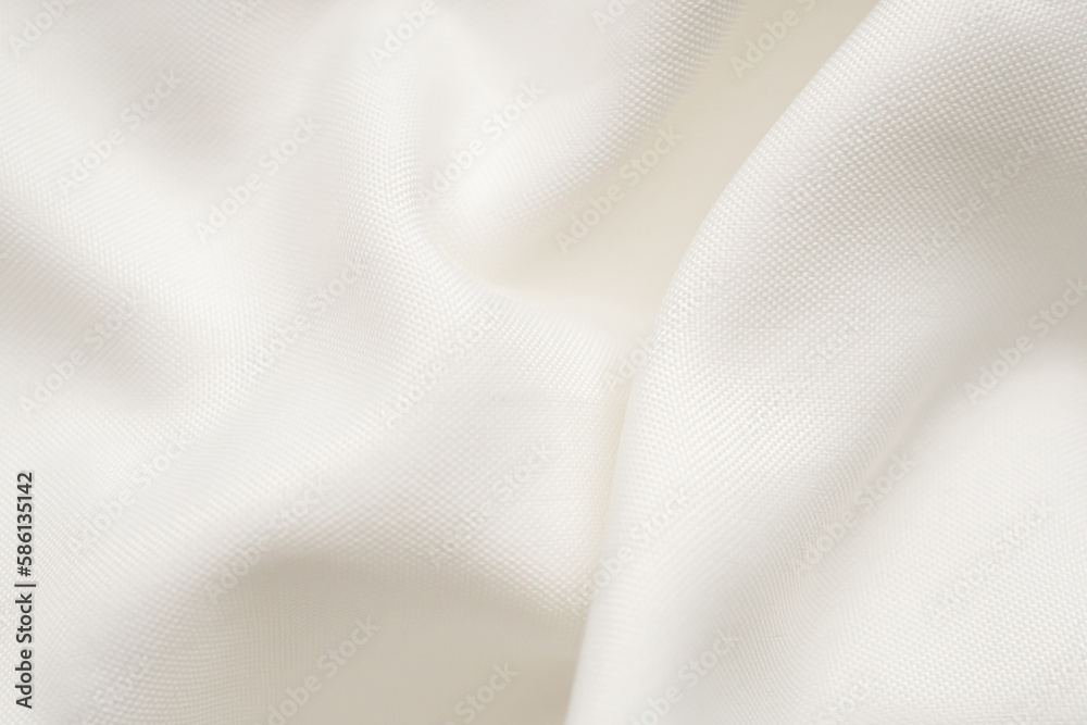 Abstract white fabric texture with soft wave background Stock Photo ...
