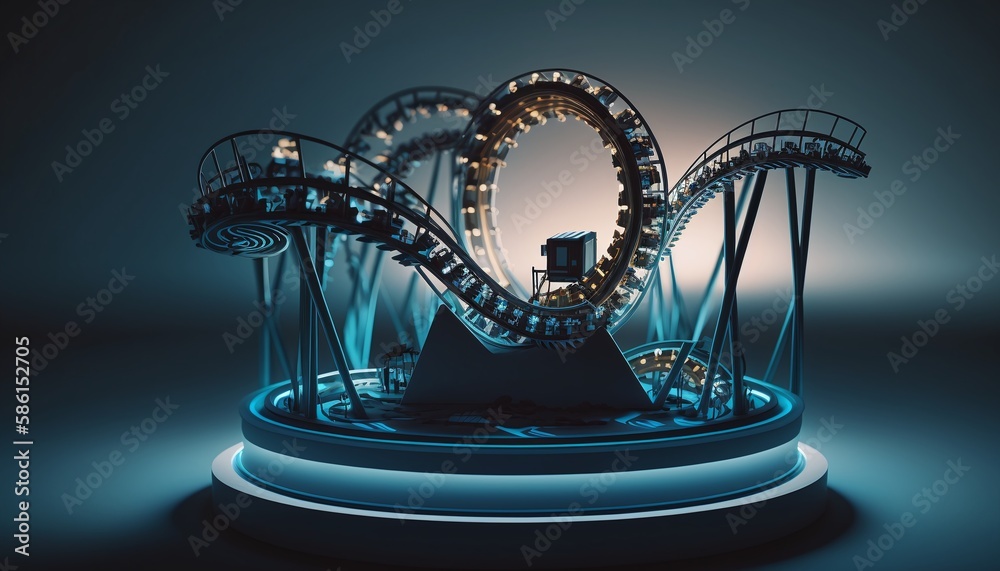 Galactic Rush as a Futuristic 3D Rollercoaster Adventure Across Multi ...