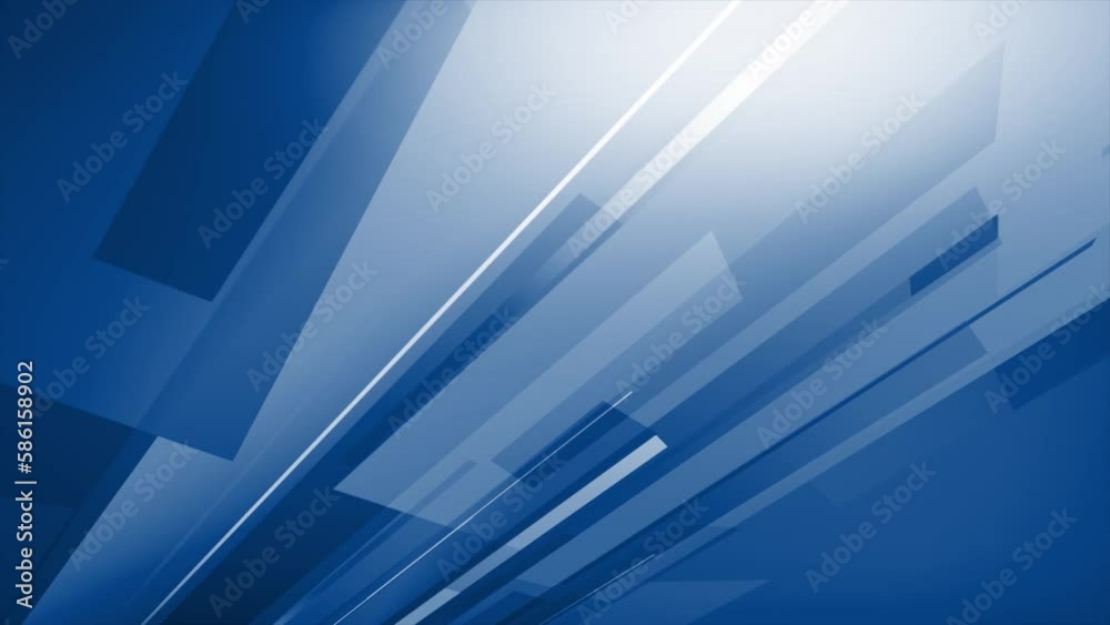 Blue news background animation, television program background with copy ...