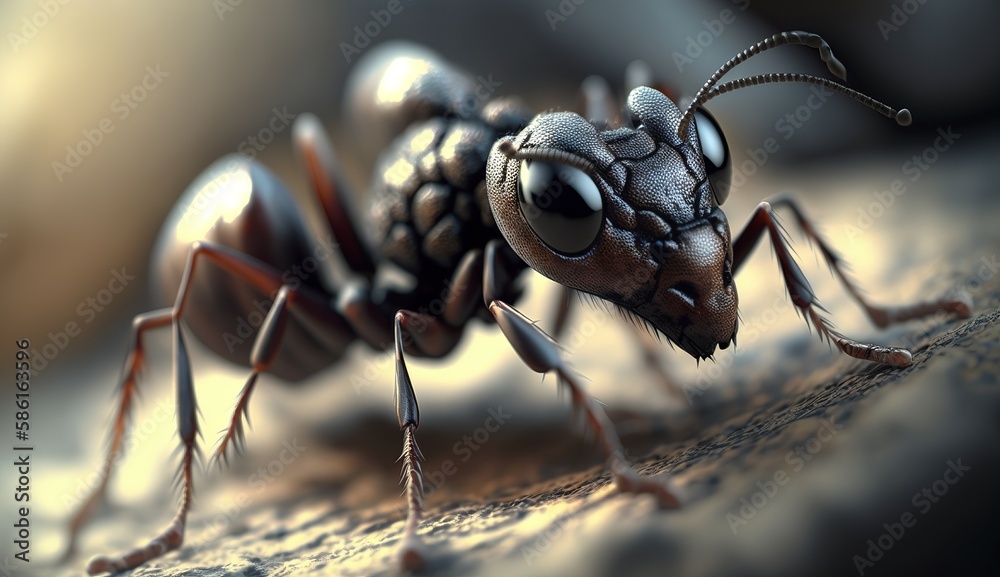 Ant, great design for any purposes. Summer concept. Animal icon concept ...