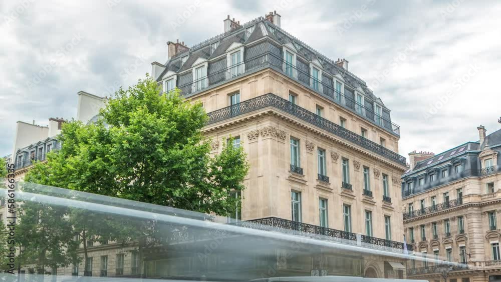 Stockvideo Opera square timelapse with traffic. It was built at the ...