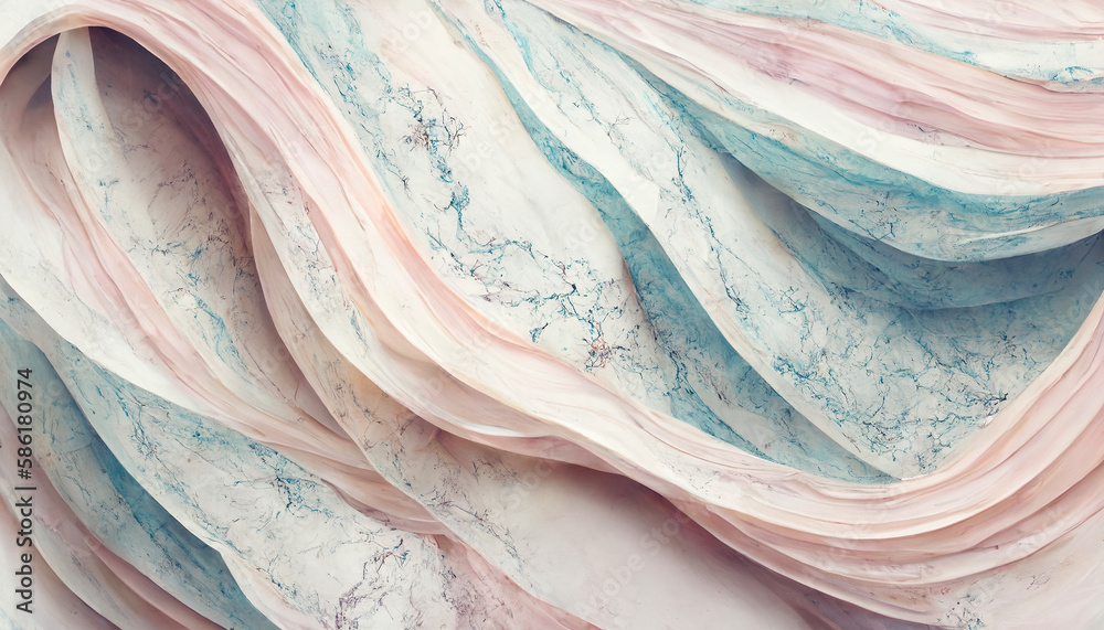 Abstract luxury marble background. Digital art marbling texture. Soft ...