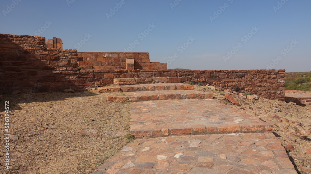 Jodhpur, Rajasthan, India 2nd March 2023: Mandore or Mandor gardens and ...
