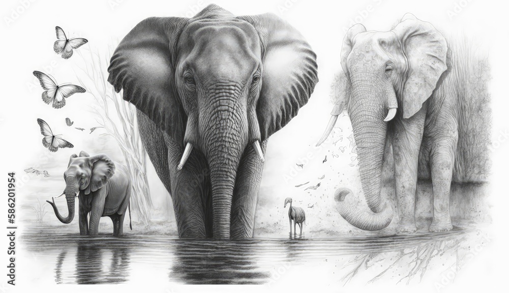 Capture the beauty and vulnerability of wildlife through a detailed ...