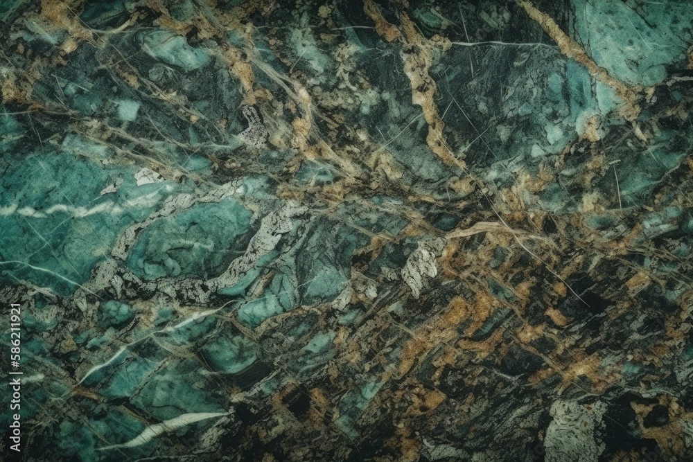 detailed close-up of a vibrant green marble texture created with ...