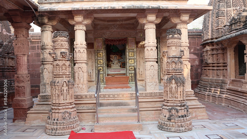Foto de The Mahavira Jain Temple in Osian or Osiyan, Rajasthan is ...