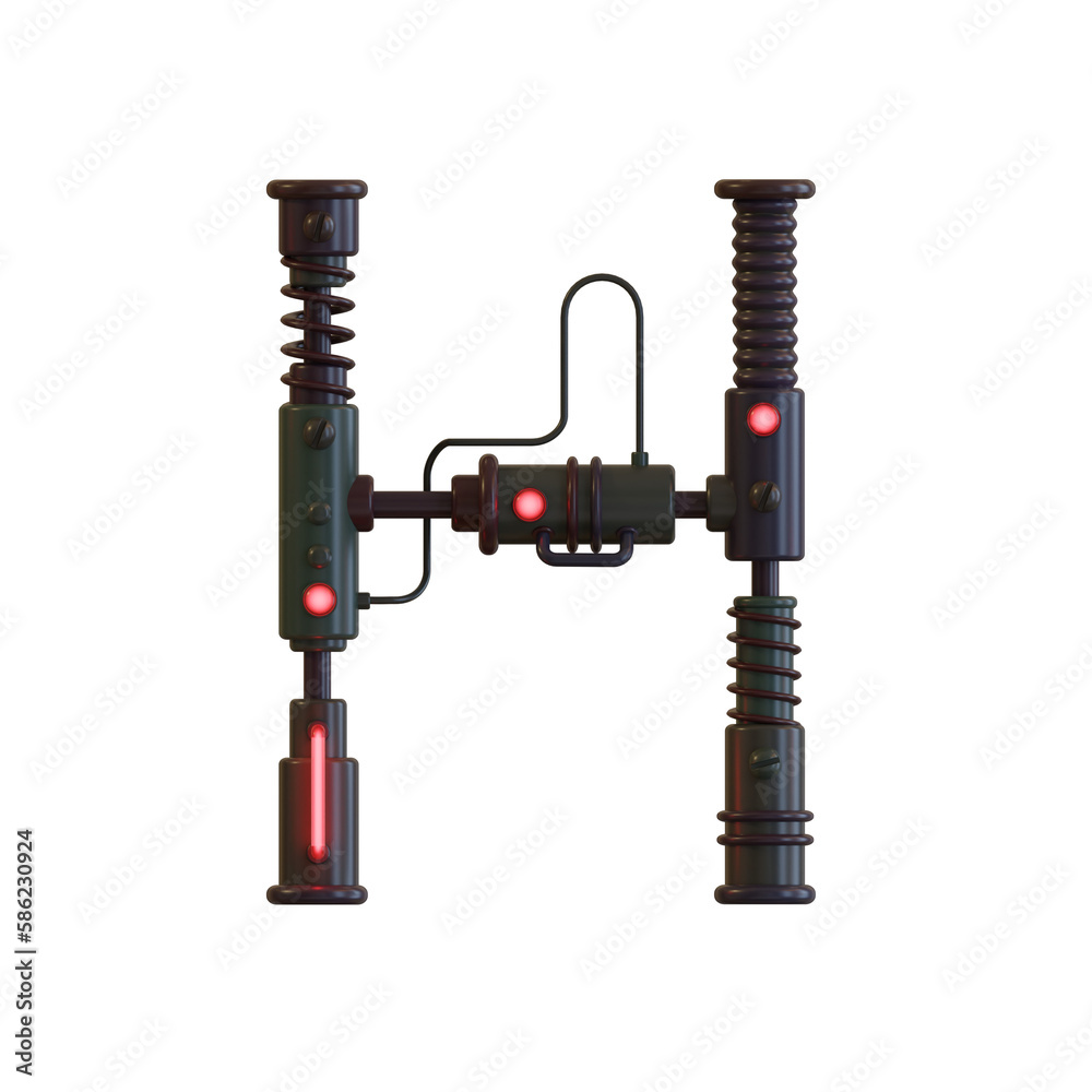 Future Machine 3d Alphabet or Lettering PNG Images - View 1 Stock ...