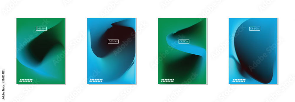 kumpulan latar belakang abstrak dengan warna gradasi yang indah, latar ...