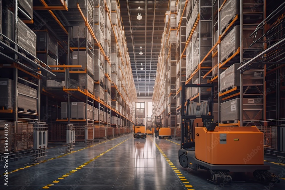 Autonomous Robot transportation in warehouses, Warehouse automation ...