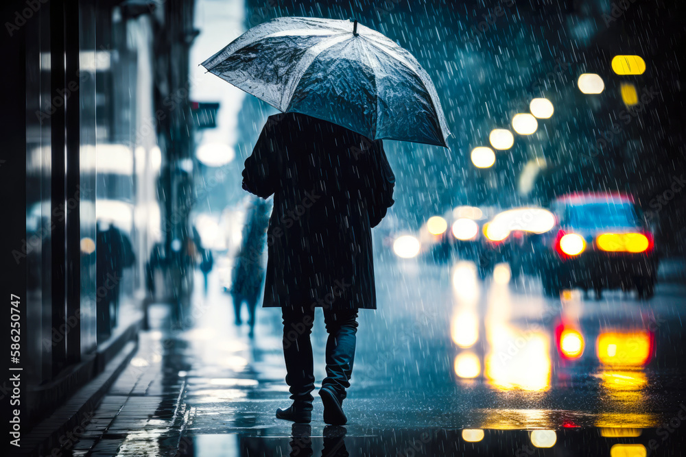 Someone Walking In The Rain