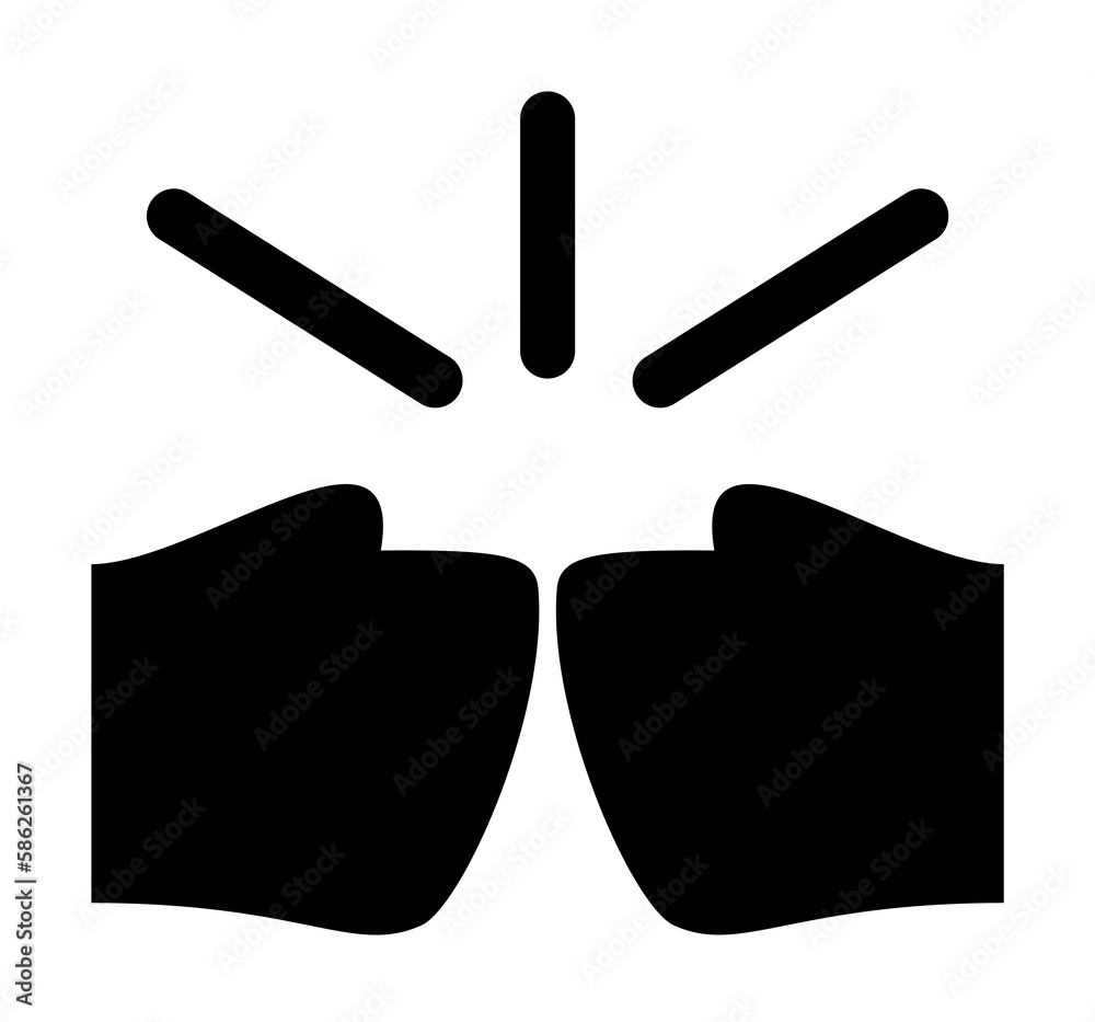 Hand, fingers, gesture, fist bump icon. Element of hand icon for mobile ...