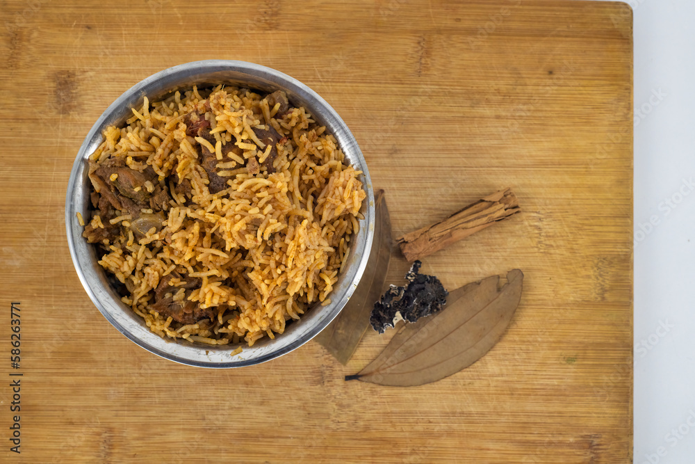 Mutton-Meat Biryani or mutton Dum Biryani is a Indian special food for ...