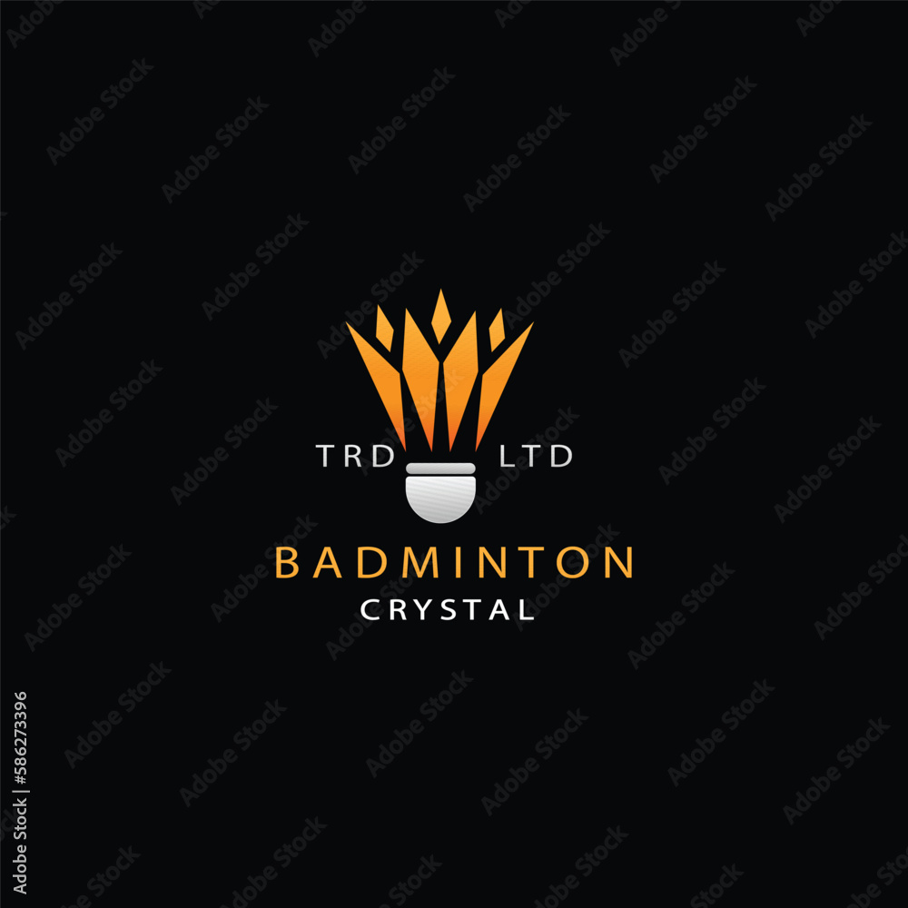 premium Shuttlecock on fire vector icon design for badminton Sport logo ...