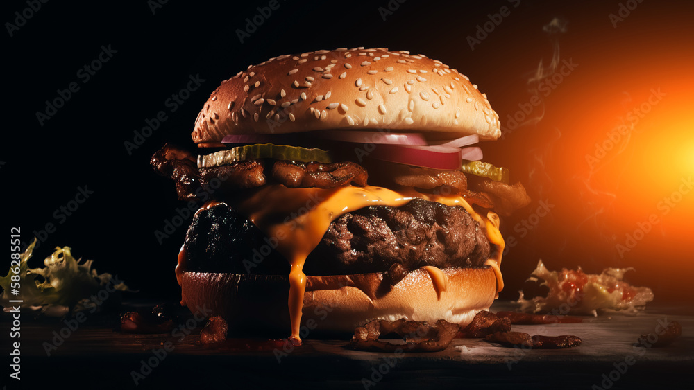 A burger that is bigger and better than the rest, loaded with all the ...